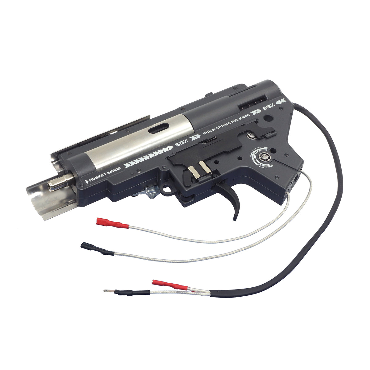 APS Edge II Version 2 Complete Gearbox with FET ( EDGE2 ) – 18 Airsoft