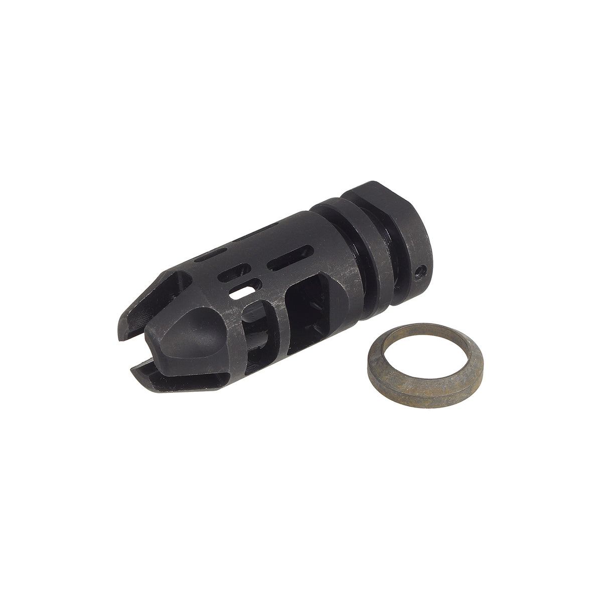 5KU Epsilon 556 Airsoft Flash Hider for 14mm- ( 5KU-164 ) – 18 Airsoft