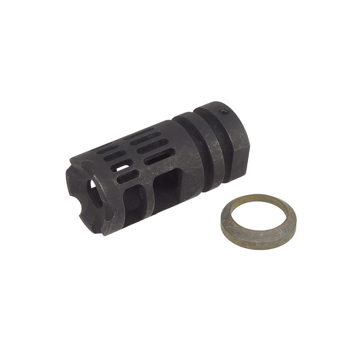 5KU GAMMA 556 Steel Flash Hider for 14mm- ( 5KU-165 ) – 18 Airsoft