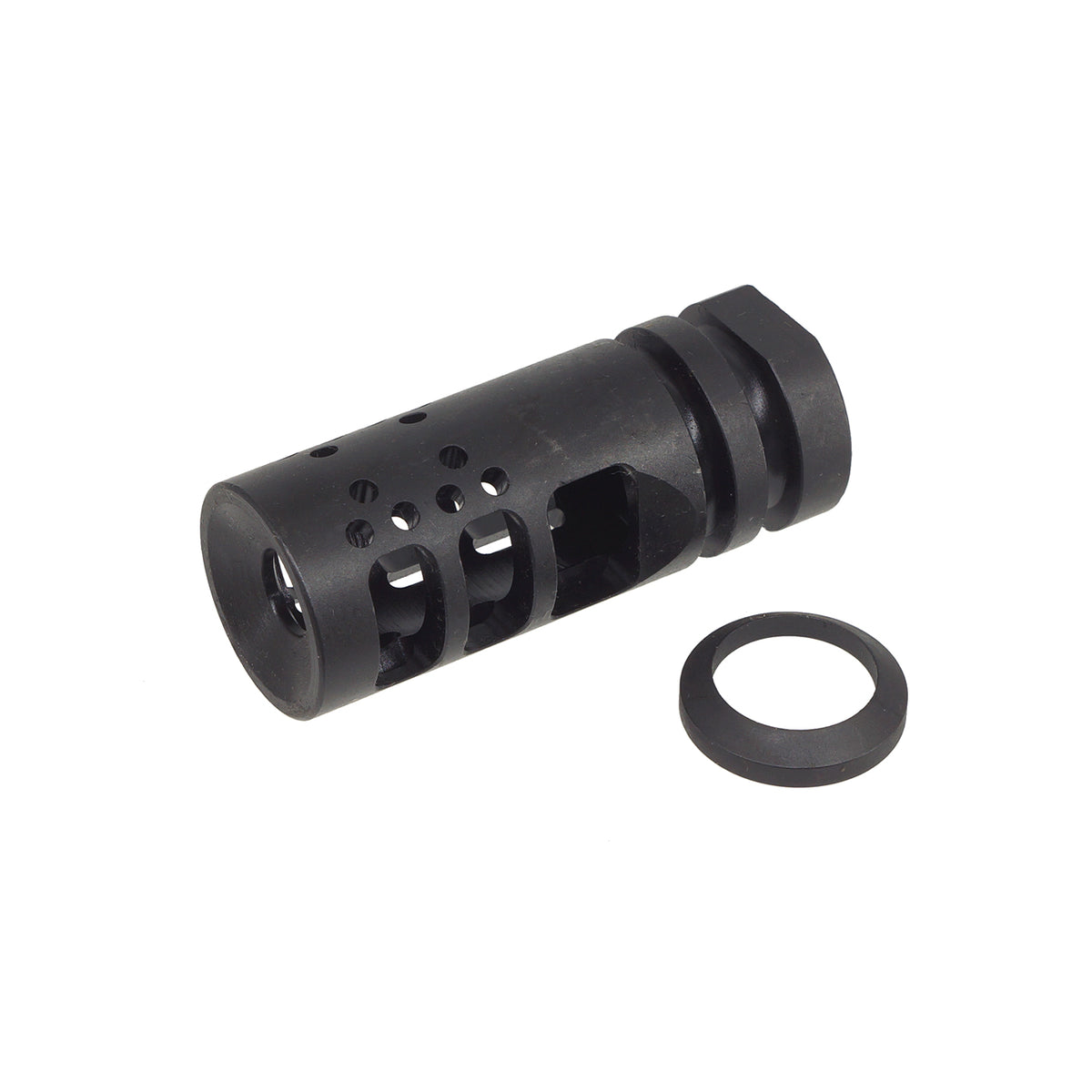 5KU GAMMA 762 Steel Flash Hider for 14mm- ( 5KU-166 ) – 18 Airsoft