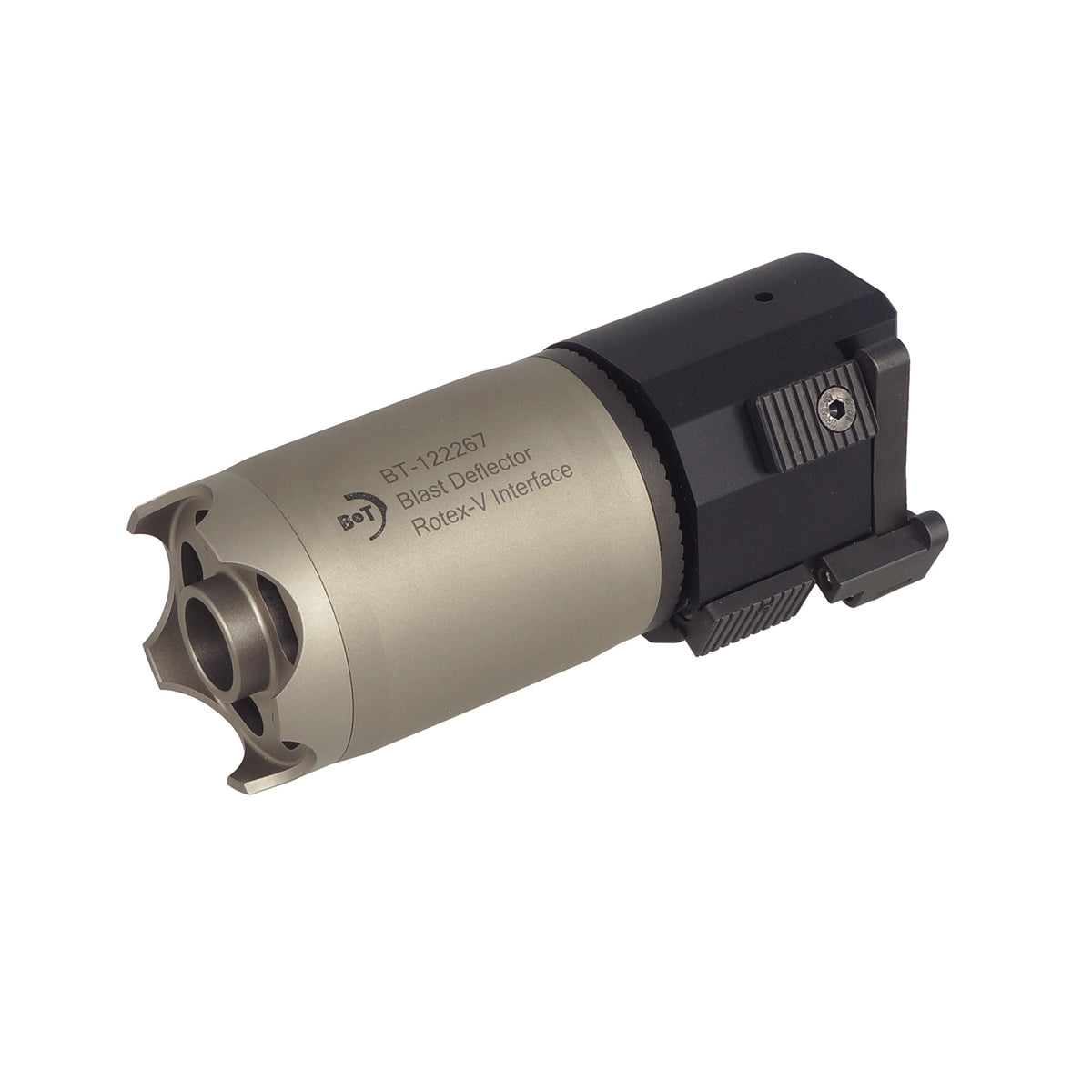 Angry Gun B&T ROTEX-V Blast Deflector Suppressor ( RV01D ) – 18 Airsoft