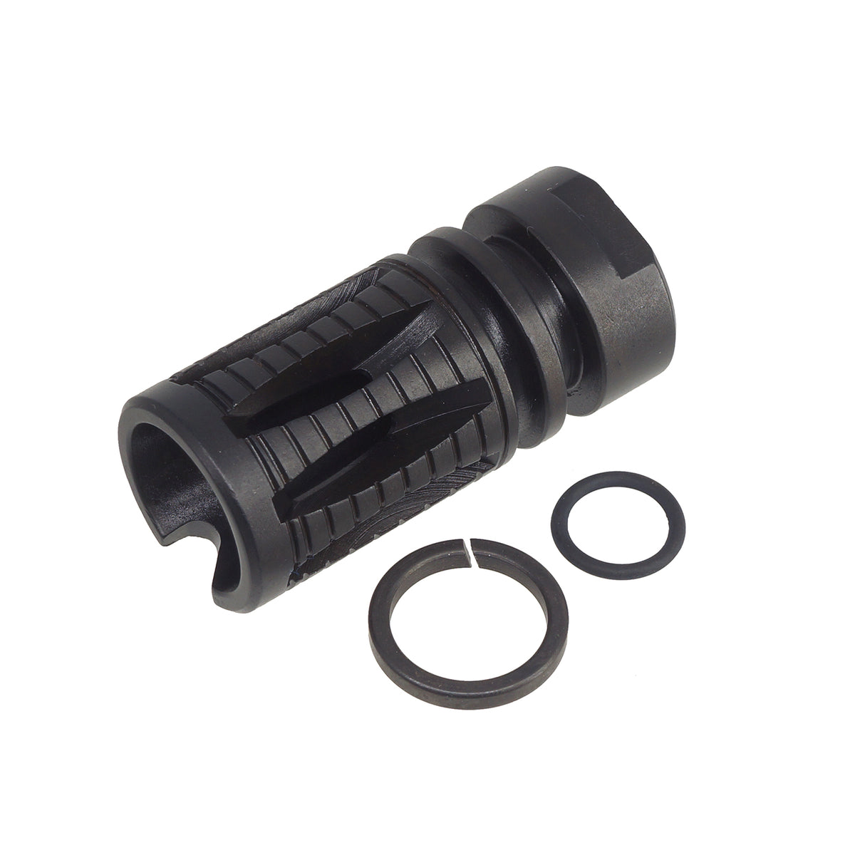 CYMA KAC QD Steel Flash Hider for 14mm- ( CGS-FH-0006 ) – 18 Airsoft