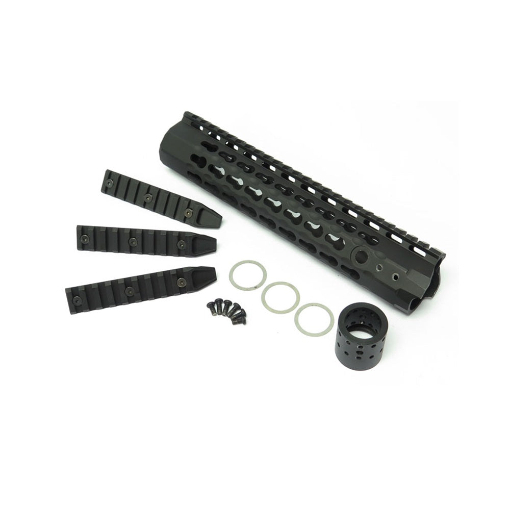 APS Evolution Tech 10 Inch Keymod Handguard for M4 ( EE054 ) – 18 Airsoft