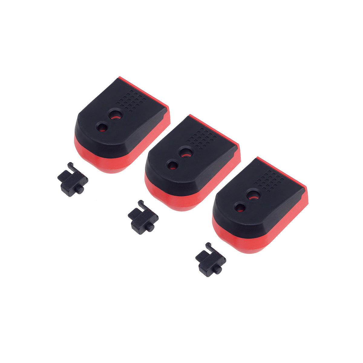PTS Enhanced Pistol Shockplate 3 Pack - Red for Hi-Capa GBB ( PT162450 ...