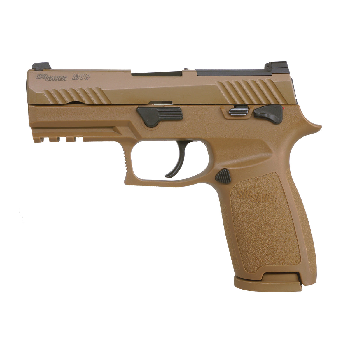 SIG AIR P320 M18 GBB Airsoft Pistol - TAN ( AIR-PF-M18GG-E ) – 18 Airsoft
