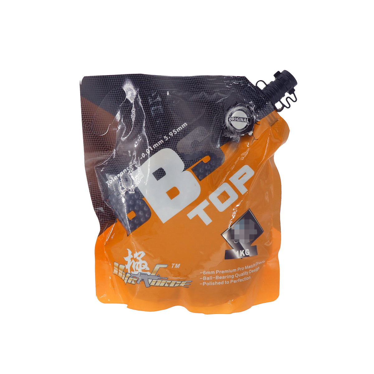 Ultraforce Airsoft Top BB Bullets 0.25G 1KG Bag (Black) – 18 Airsoft