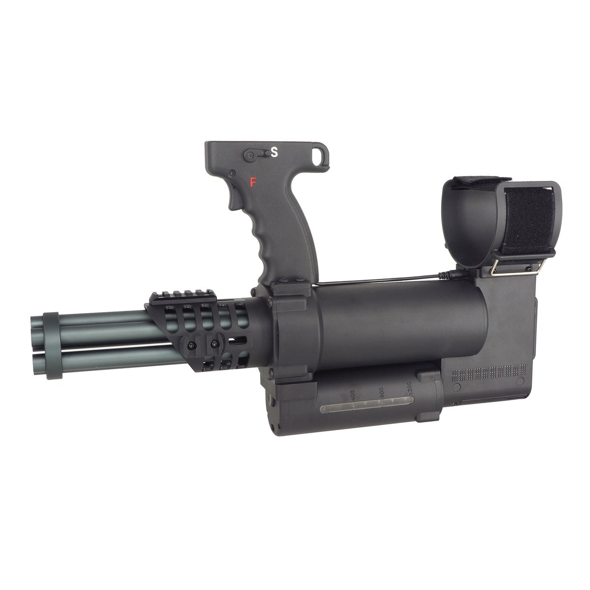 WELL Pro Arm-Mounted Rotary Minigun AEG ( WELL-WE23-L ) – 18 Airsoft