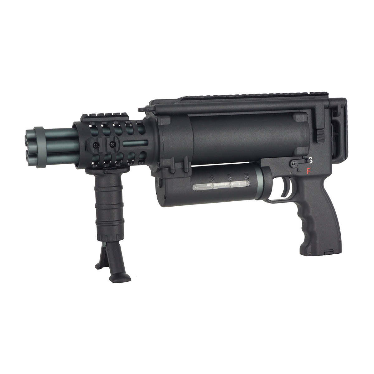 WELL Pro Compact Rotary Minigun AEG ( WELL-WE23-MINI ) – 18 Airsoft